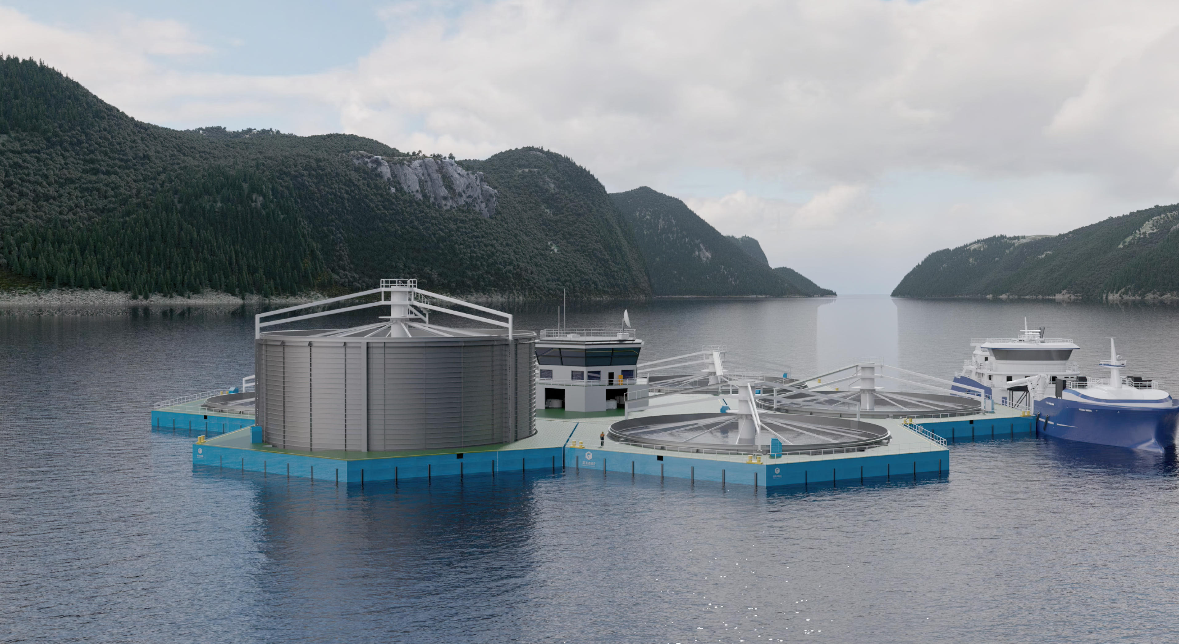 Satser på havbruk med lukket merdteknologi